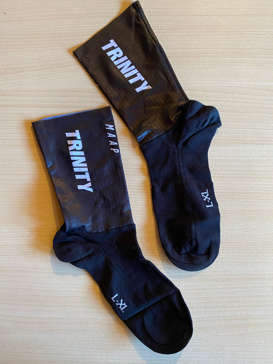 TRINITY Racing Black Aero Socks